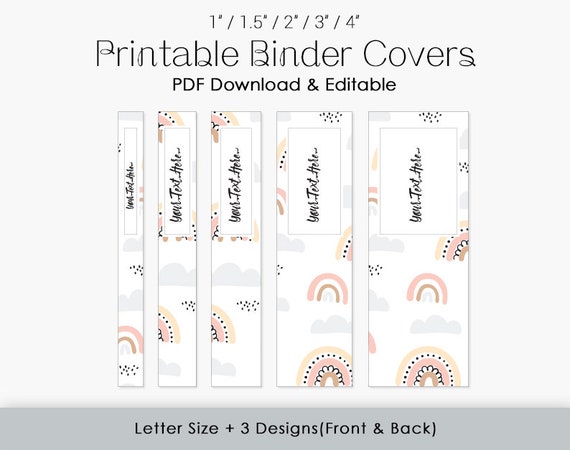 Cute Binder Cover Designs