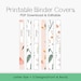 Binder Cover and Spines Printable - Etsy