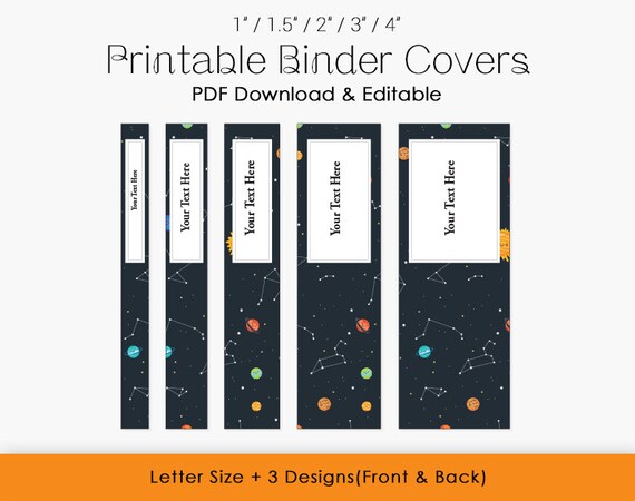 Galaxy Printable Binder Covers Tech Binder Cover Pictures | Freepik