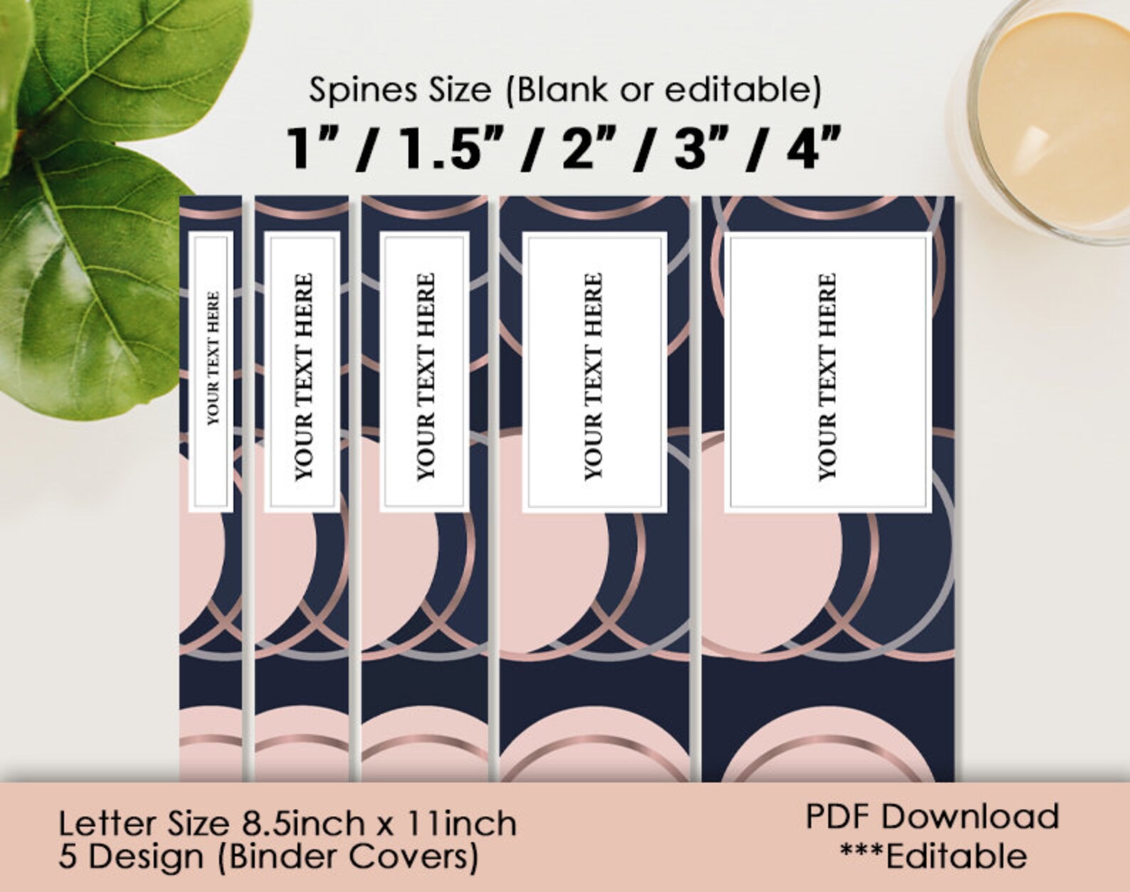 Printable Binder Cover Set - Etsy