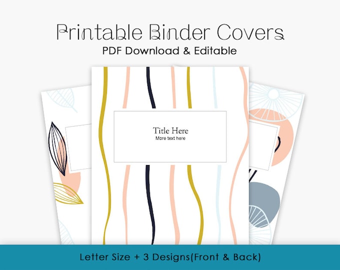 Elodie Design Kit - Cover Page Templates - Digital Planner Backgrounds ...
