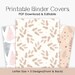 Printable Binder Cover Boho Style Template - Etsy