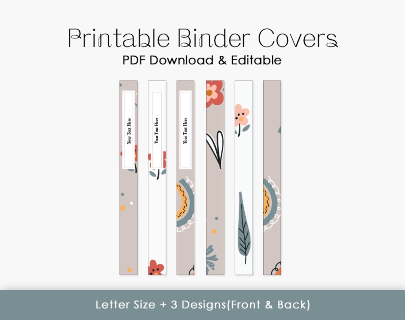 Binder Cover Printable Instant Download Subject Cover | Etsy