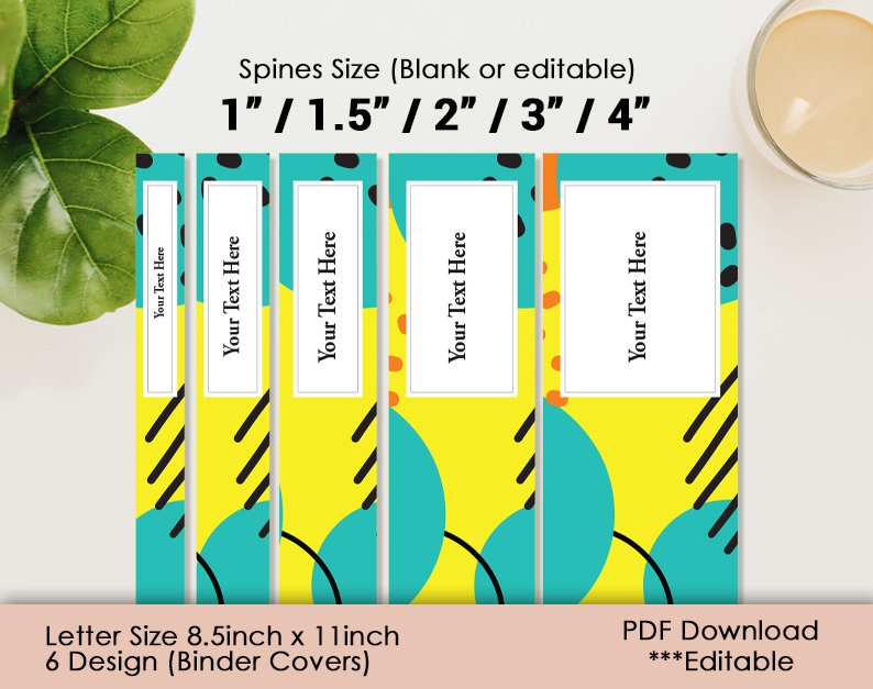 Binder Cover Printable | Binder Cover and Spines Printable | Binder ...