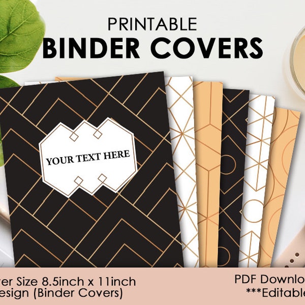 Binder Cover Sheet - Etsy