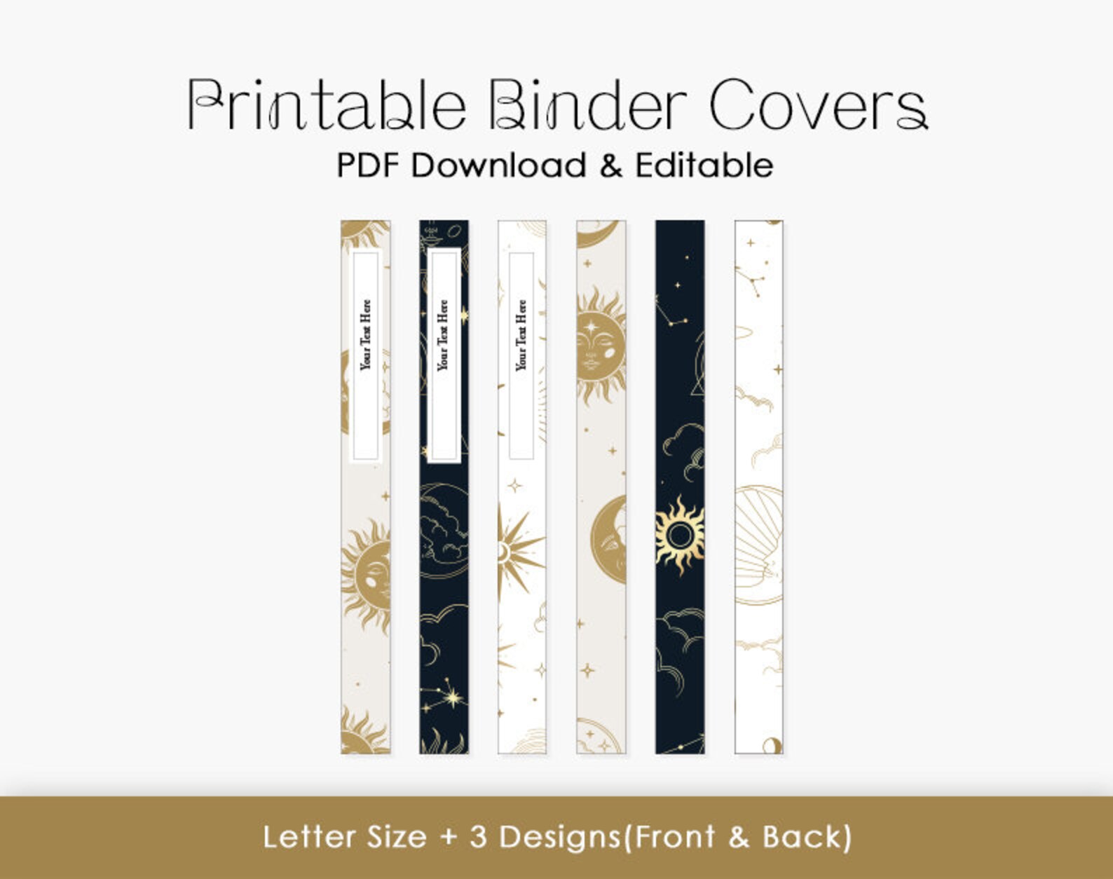 Printable Binder Cover | Binder Cover and Spines Printable | Binder ...