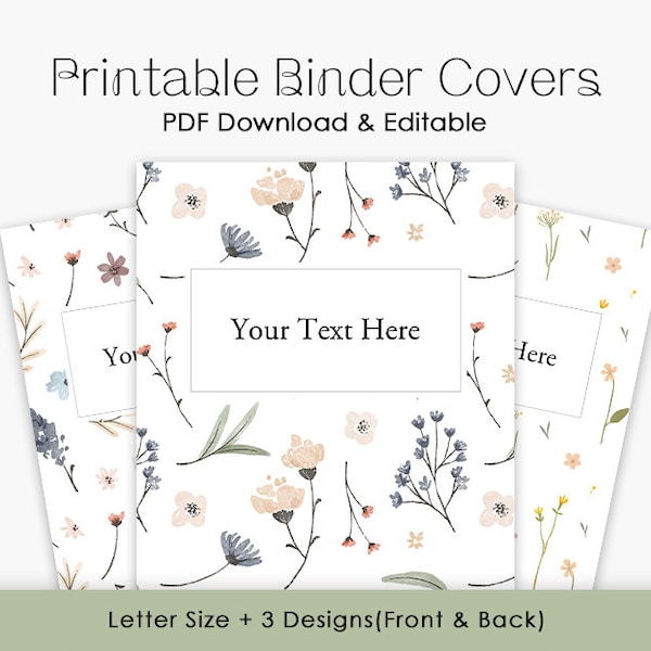Binder Covers - Etsy