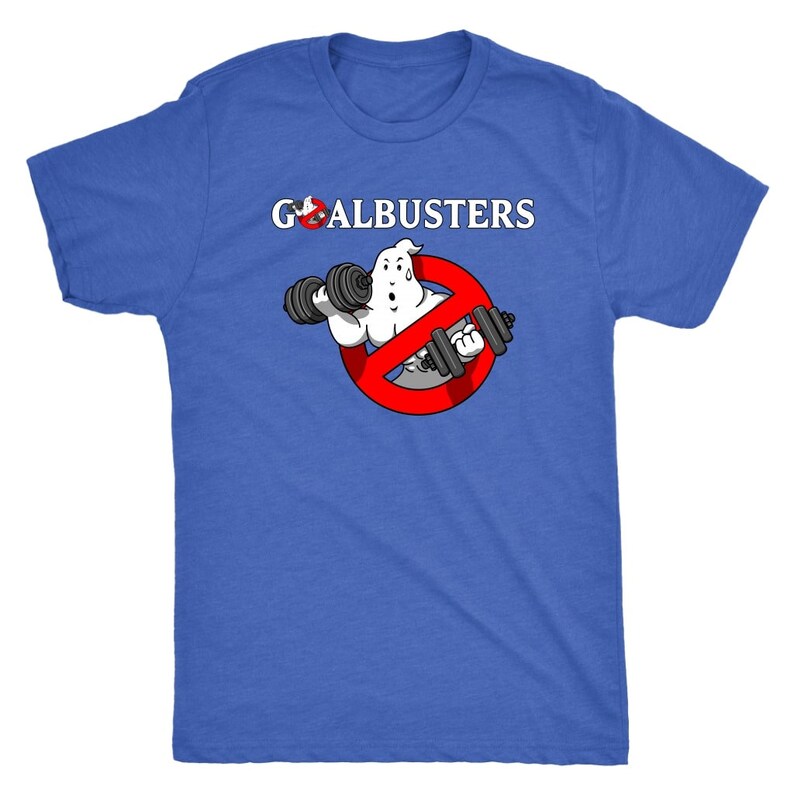 Goal Busters Shirt Mens Ghostbusters Inspired Tee Mans Weightlifting ...