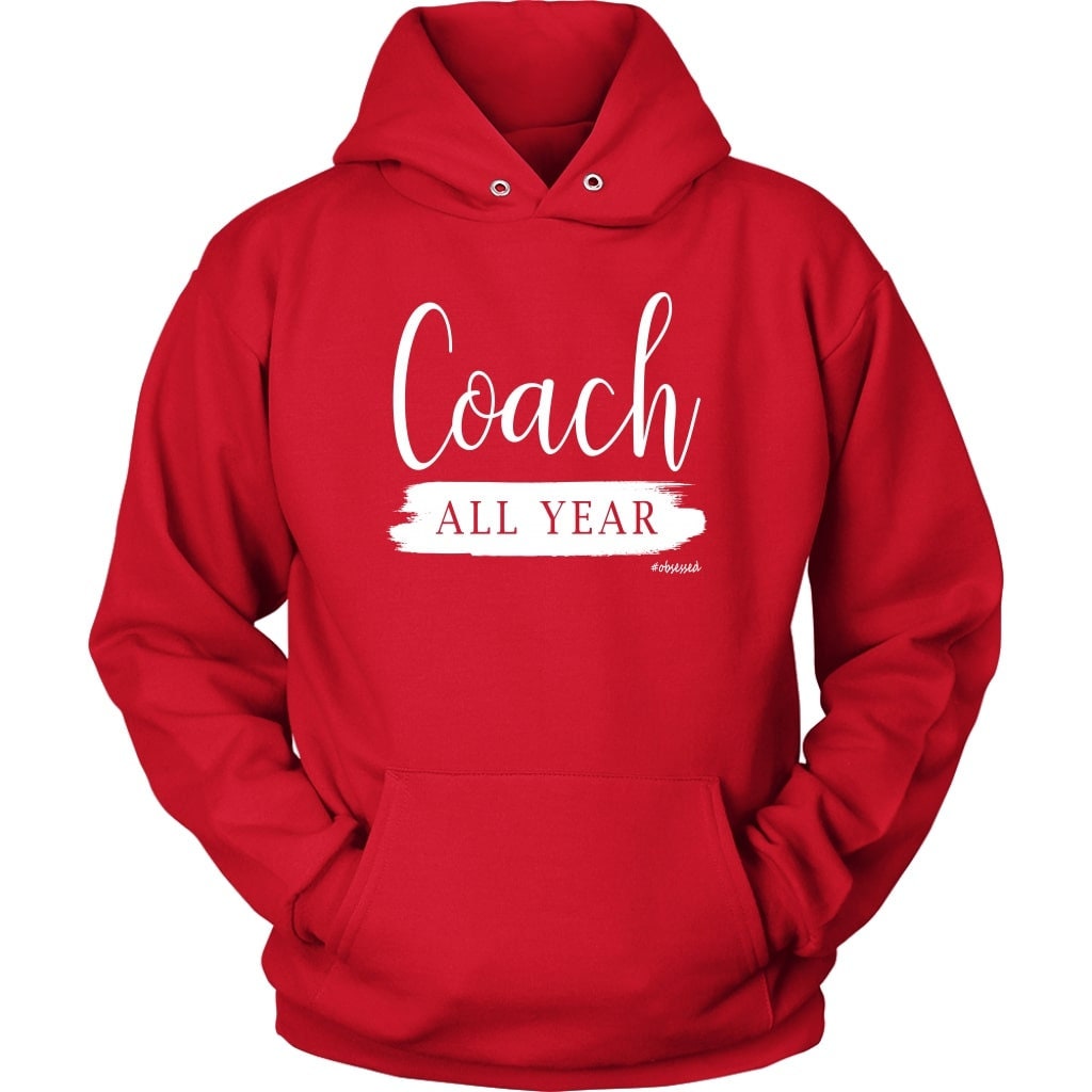Coach All Year Hoodie Unisex Coaching Hooded Sweatshirt Mens | Etsy