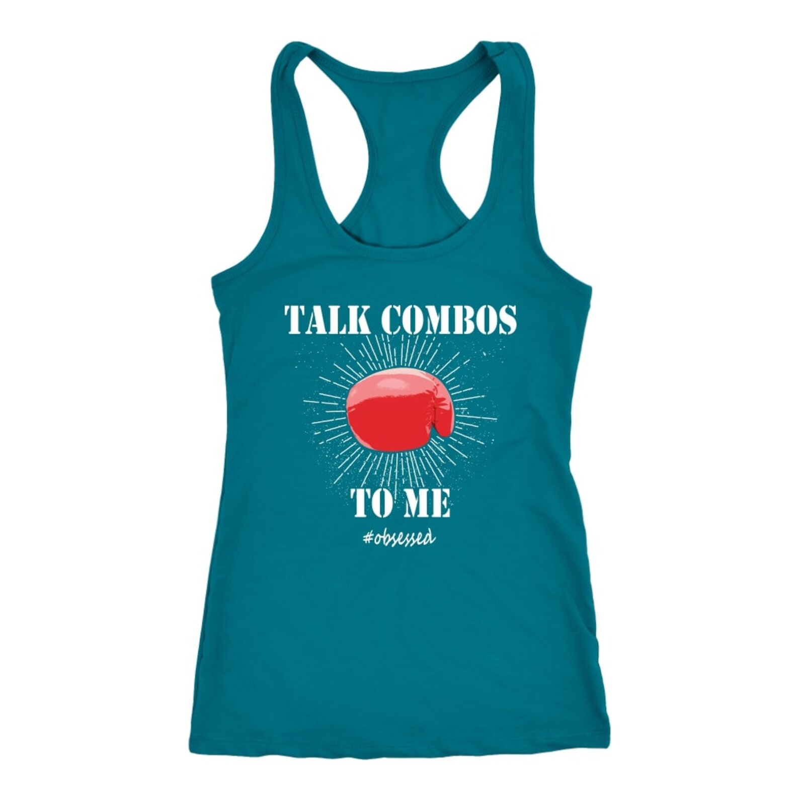 Boxing Tank Talk Combos to Me 10 Boxing Rounds Womens Tank Woman Boxer ...
