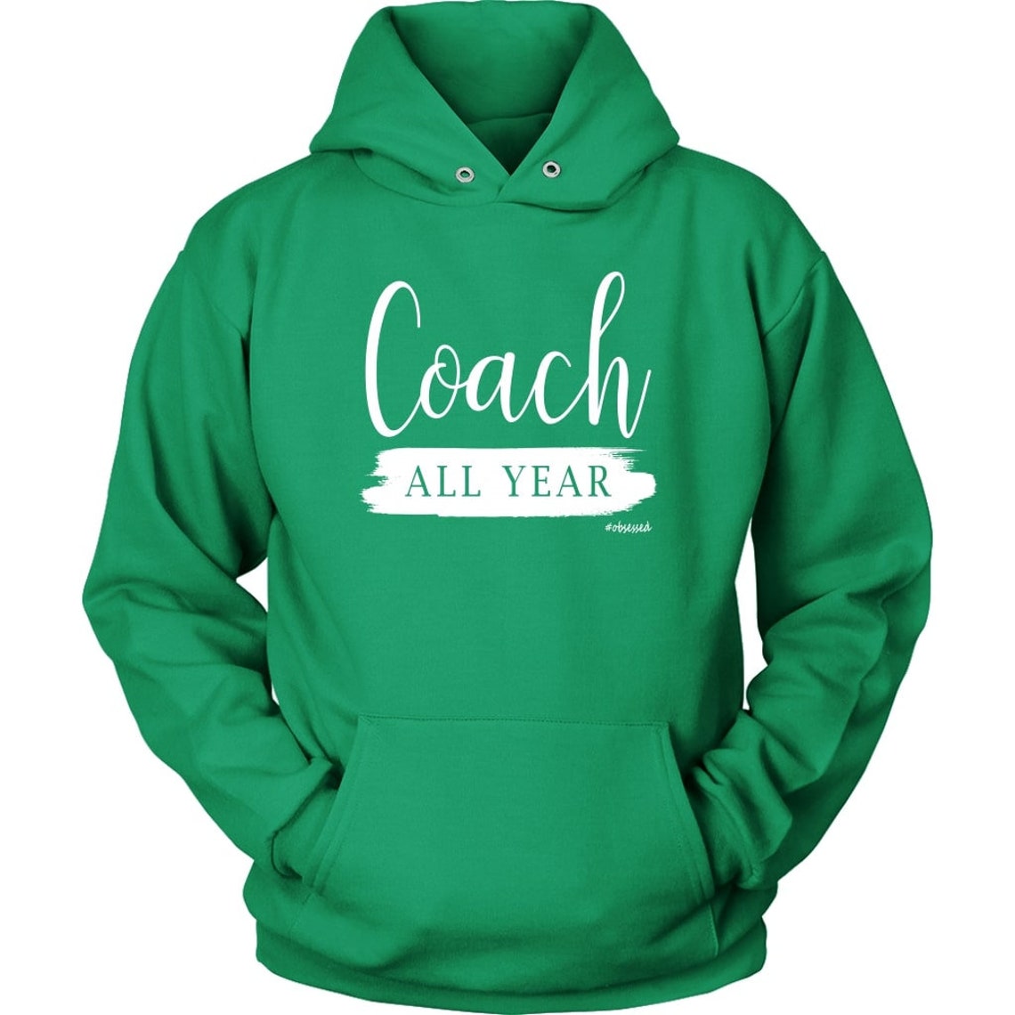 Coach All Year Hoodie Unisex Coaching Hooded Sweatshirt Mens - Etsy