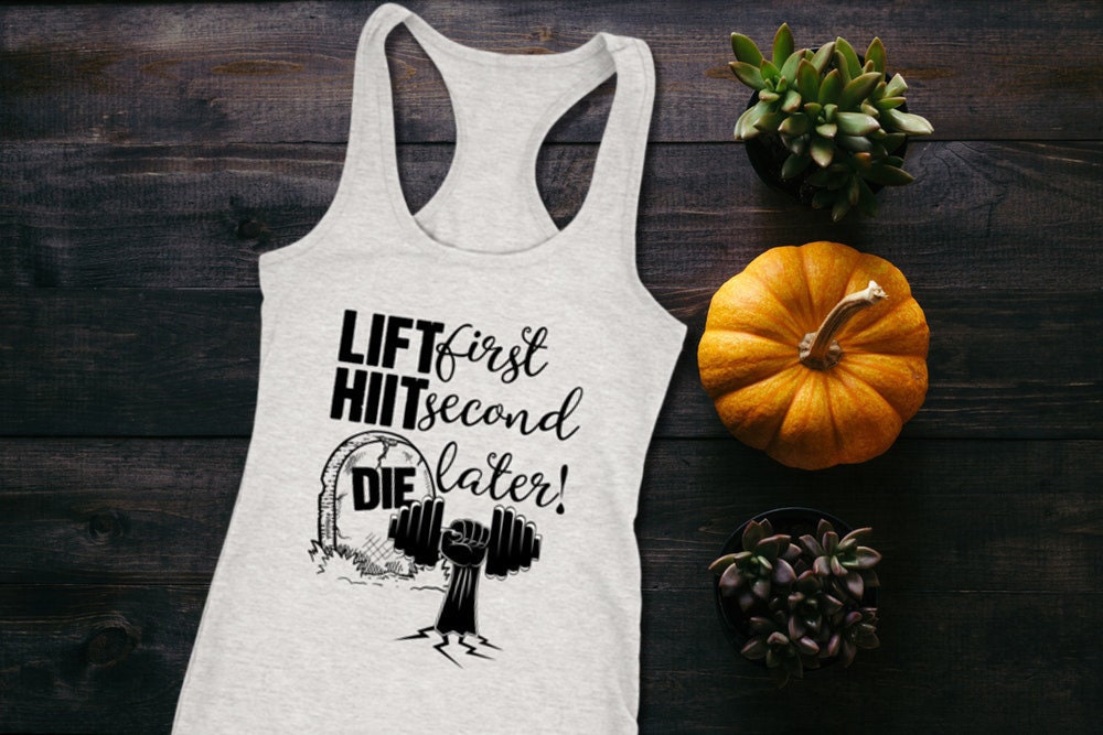 Lift Hiit Die Womens Workout Tank Ladies Lifting Shirt Weights | Etsy