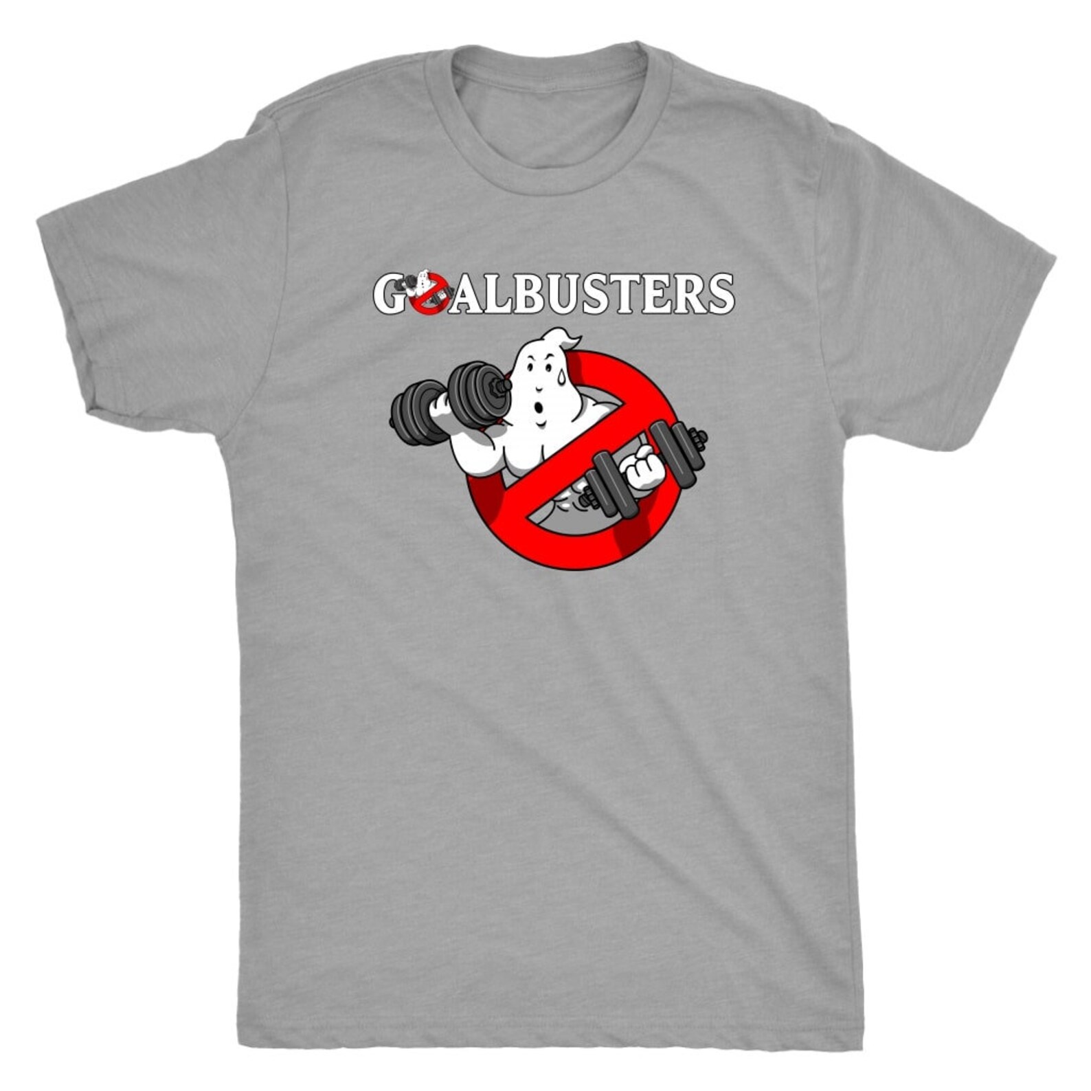 Goal Busters Shirt Mens Ghostbusters Inspired Tee Mans Weightlifting ...