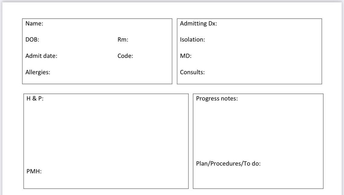Medical Surgical Report Sheet at Madison Wardell blog