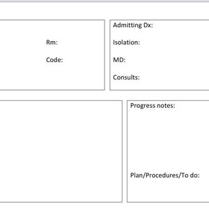 Medical Surgical Report Sheet - Etsy