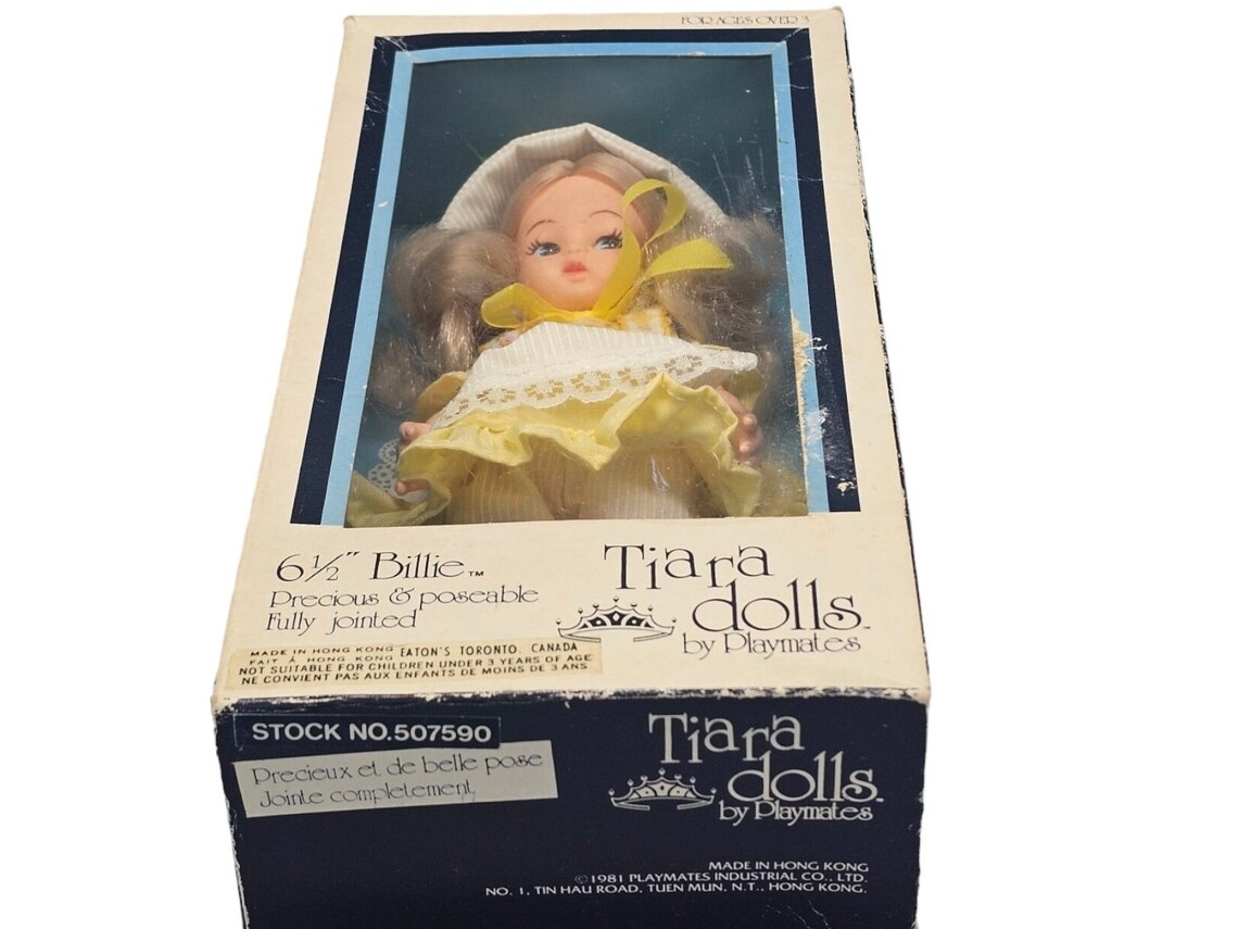 Vintage Tiara Dolls by Playmates Poseable Billie 6 1/2 Doll - Etsy