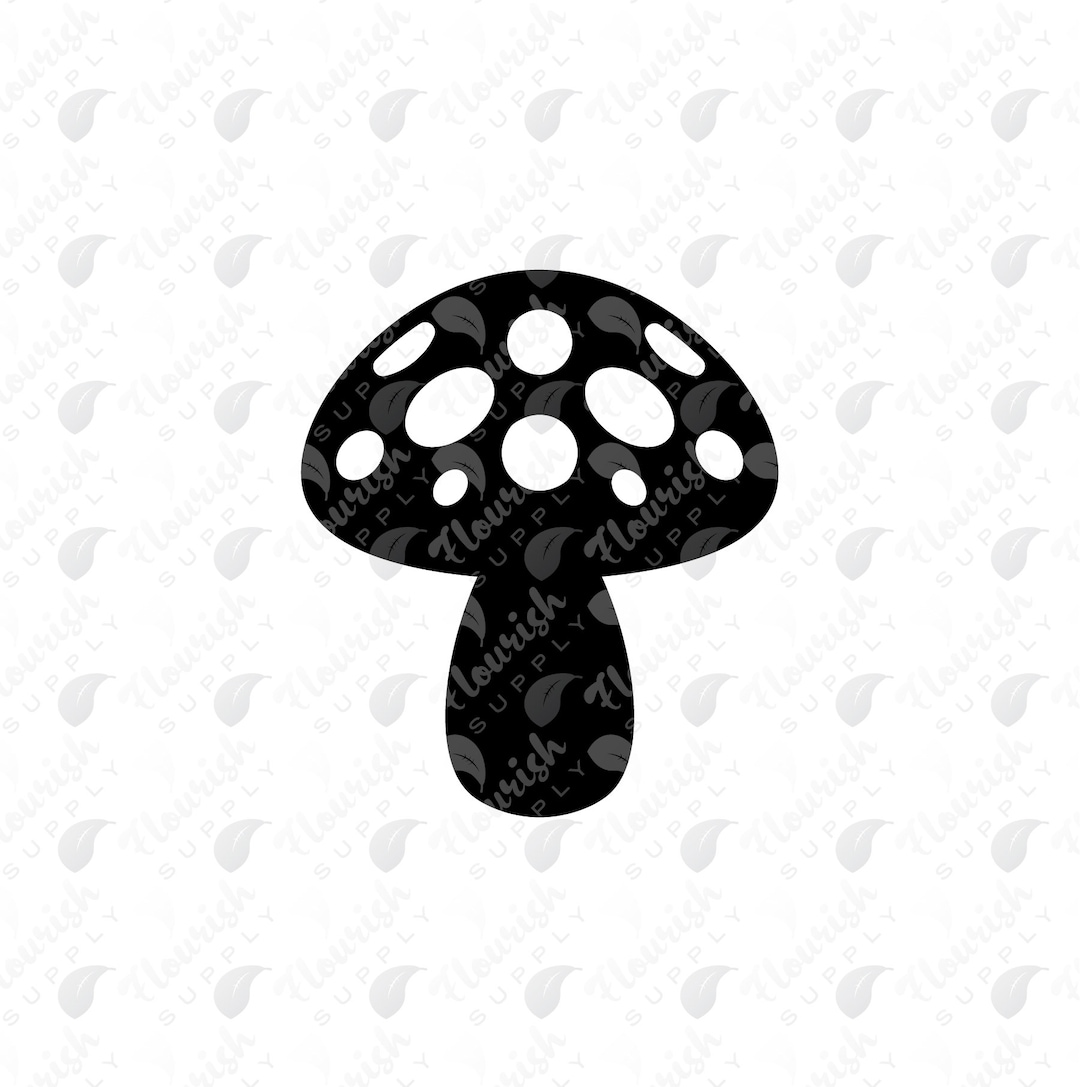 Einfache Pilz Schneidedatei SVG Cricut Silhouette - Etsy Österreich