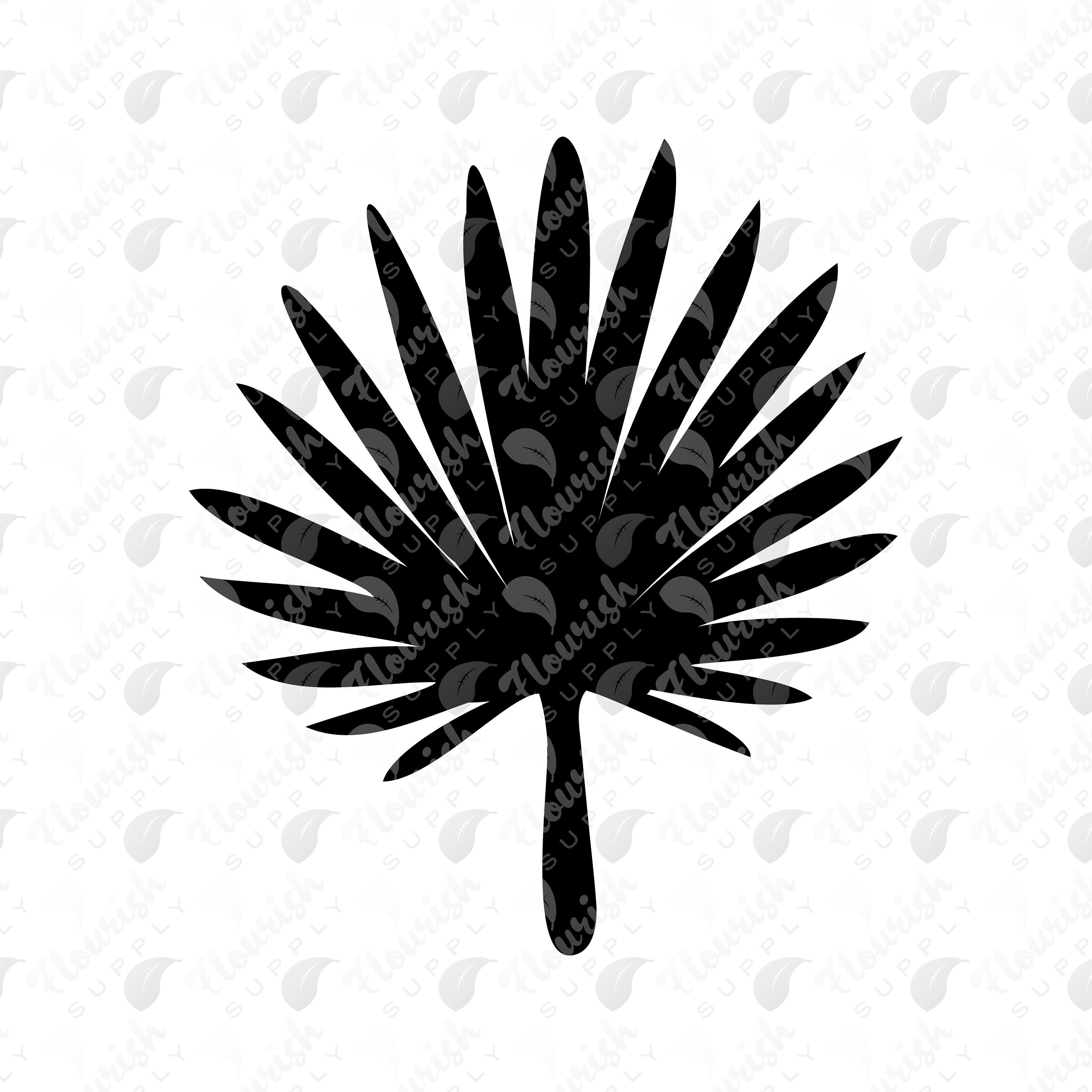 Dinosaur Plants prehistoric Park Vector Stencil Clipart Digital Cut ...