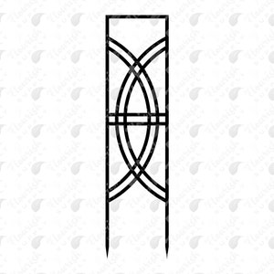 Art Deco Plant Trellis Cut File SVG for Indoor House Plants - .SVG for ...
