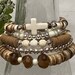 Heishi Bead Bracelet Stack Cross Bracelet Beaded Bracelet - Etsy