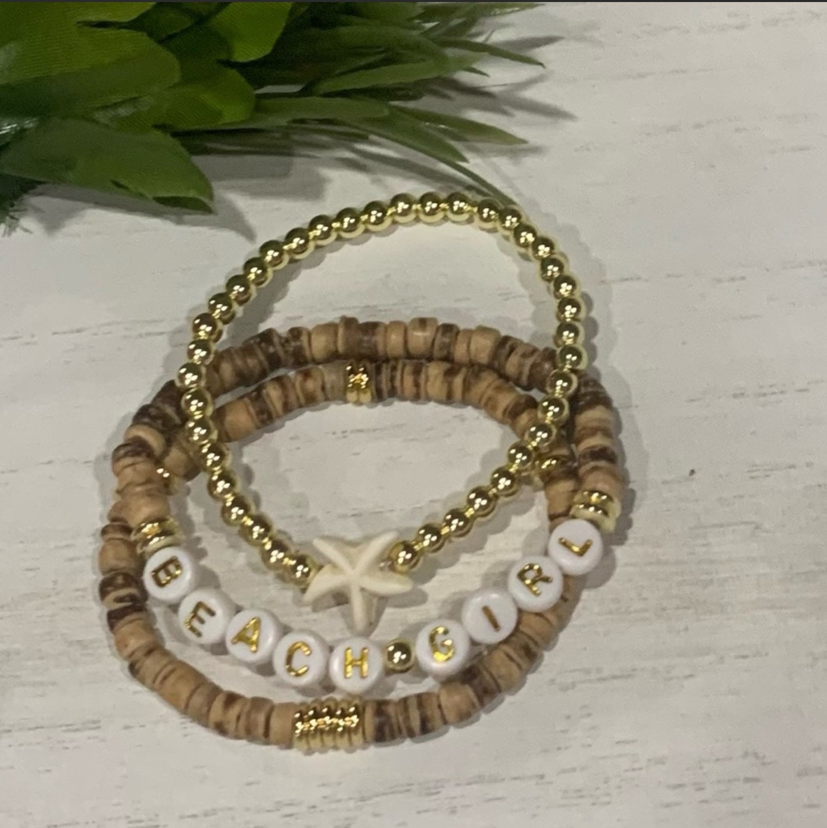 Beach Girl Bracelet Stack, Beaded Bracelet Stack, Boho Jewelry for ...