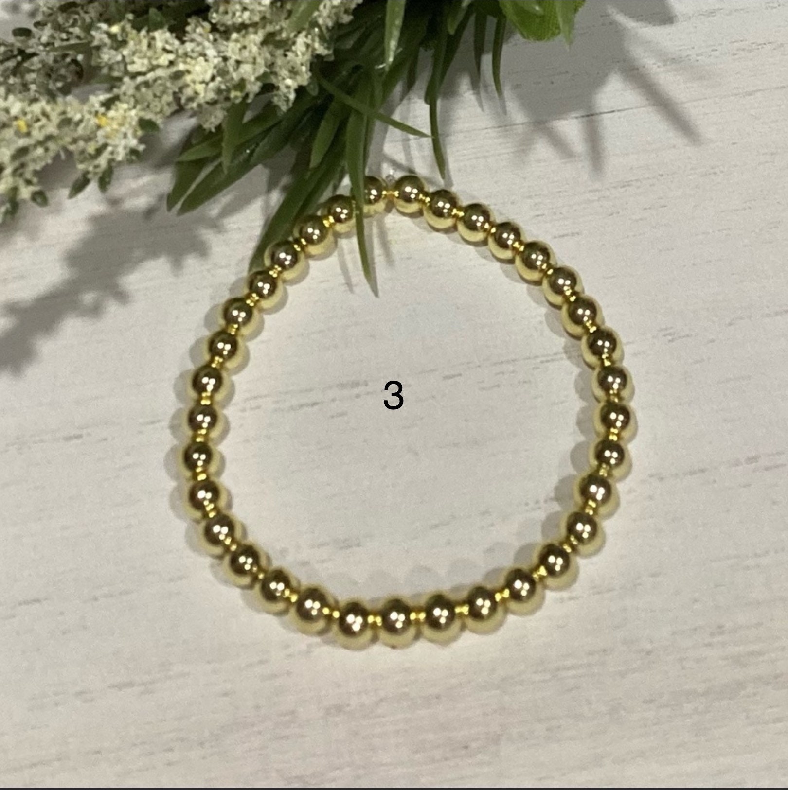 Breast Cancer Survivor Bracelet Stack, Heishi Bead Bracelet, Beaded ...