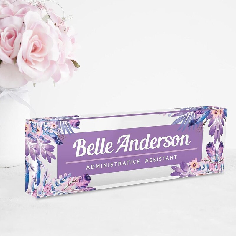 Desk Name Plate - Etsy