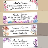 CLEAR Guest Address Labels - Guest List Labels for Wedding Invitations ...