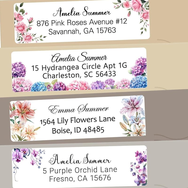 Adhesive Label Roll - Etsy