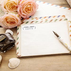 Personalized Return Address Labels Simple - High Gloss Custom Mailing ...