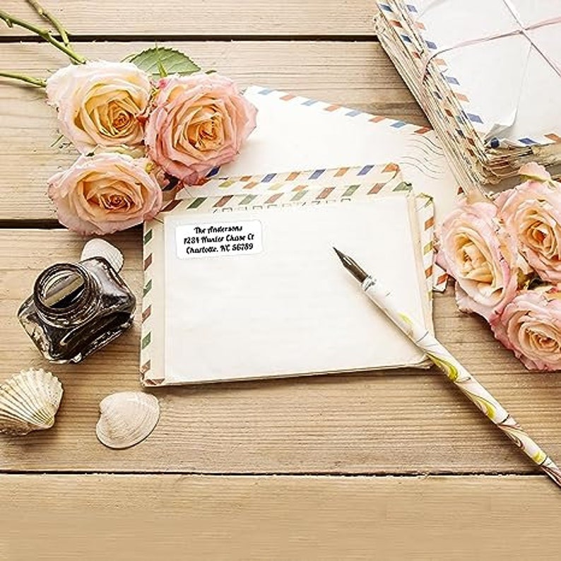 Personalized Return Address Labels Stickers - Matte Custom Mailing ...
