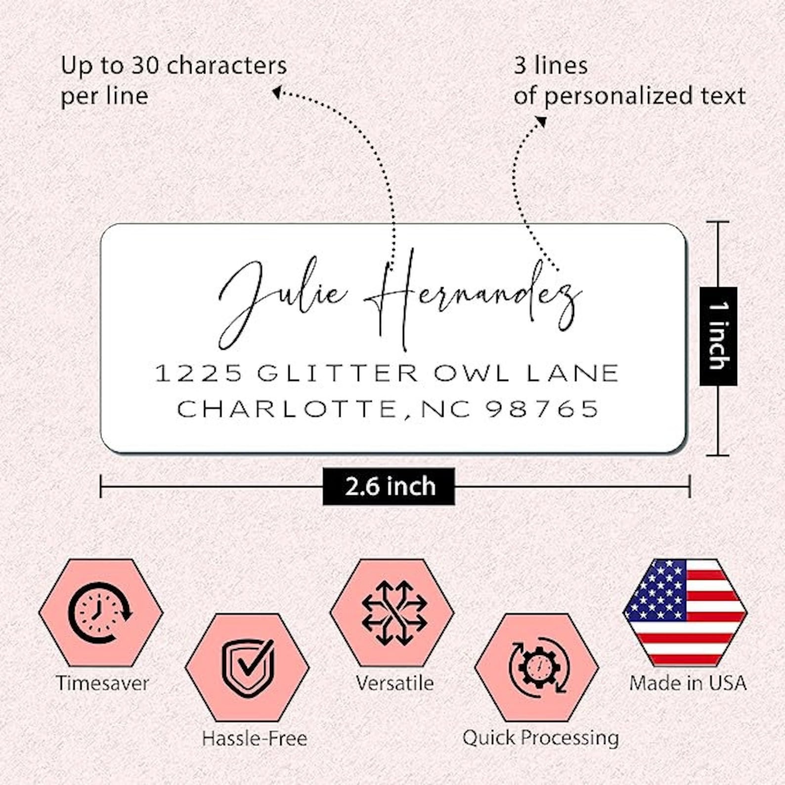 Return Address Labels - Clear Address Label, Personalized Return ...
