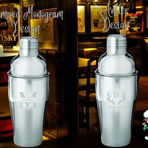 16oz Personalized Cocktail Shaker|martini Custom Shaker|engraved Shaker ...