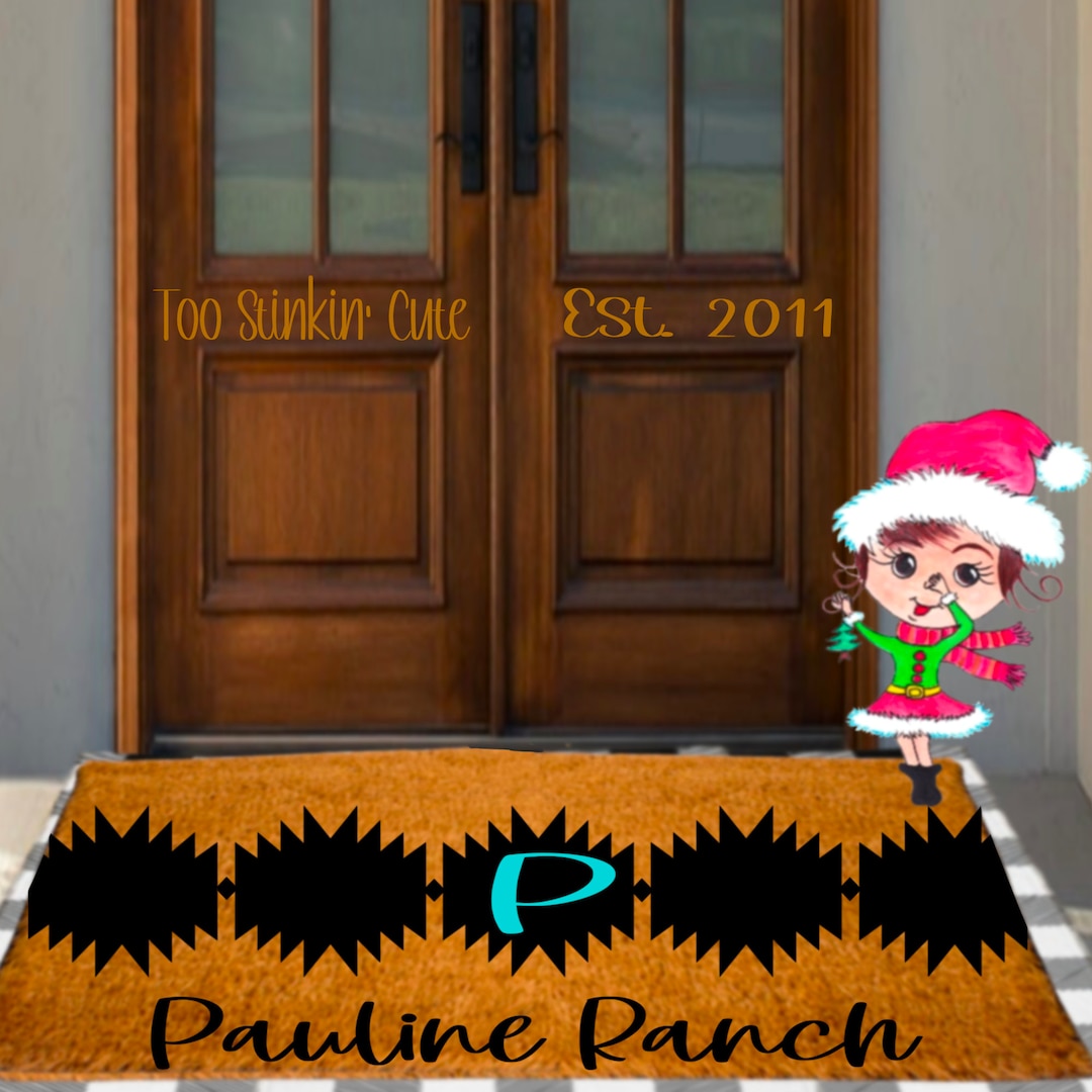 Aztec Rug Aztec Doormat Western Doormat Tribal Doormat Modern Doormat ...