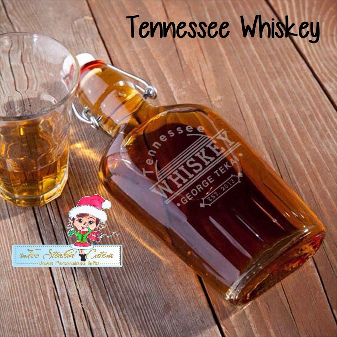 Custom Personalized Flasks Glass 8.5 Oz./ Custom Glass - Etsy