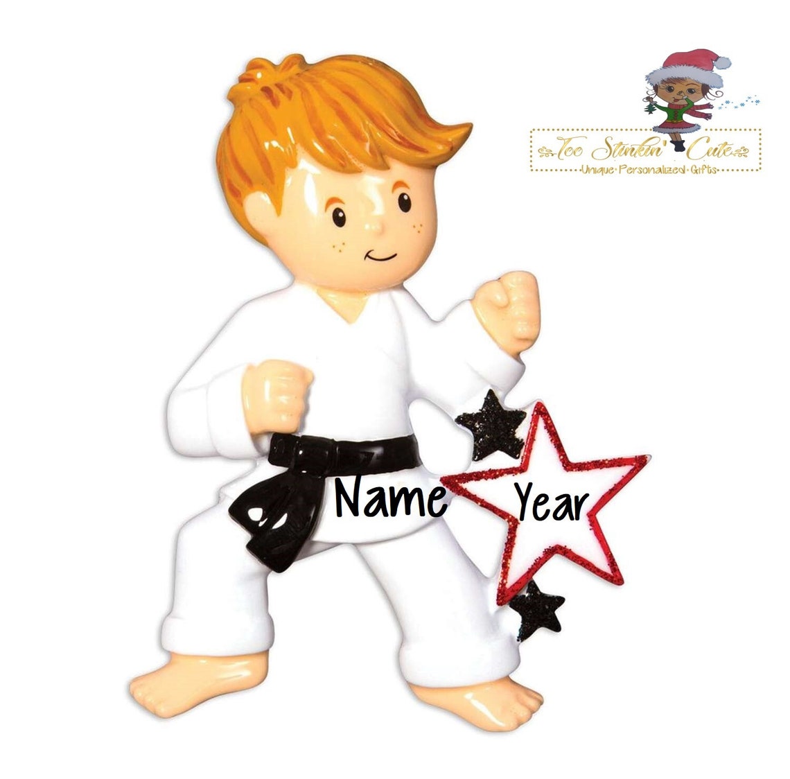 Personalized Christmas Ornament Karate/ Boys/ Sports/ - Etsy