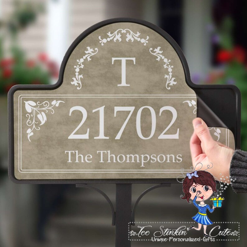 Personalized Custom Magnetic Yard Stake Family Garden Sign | Etsy