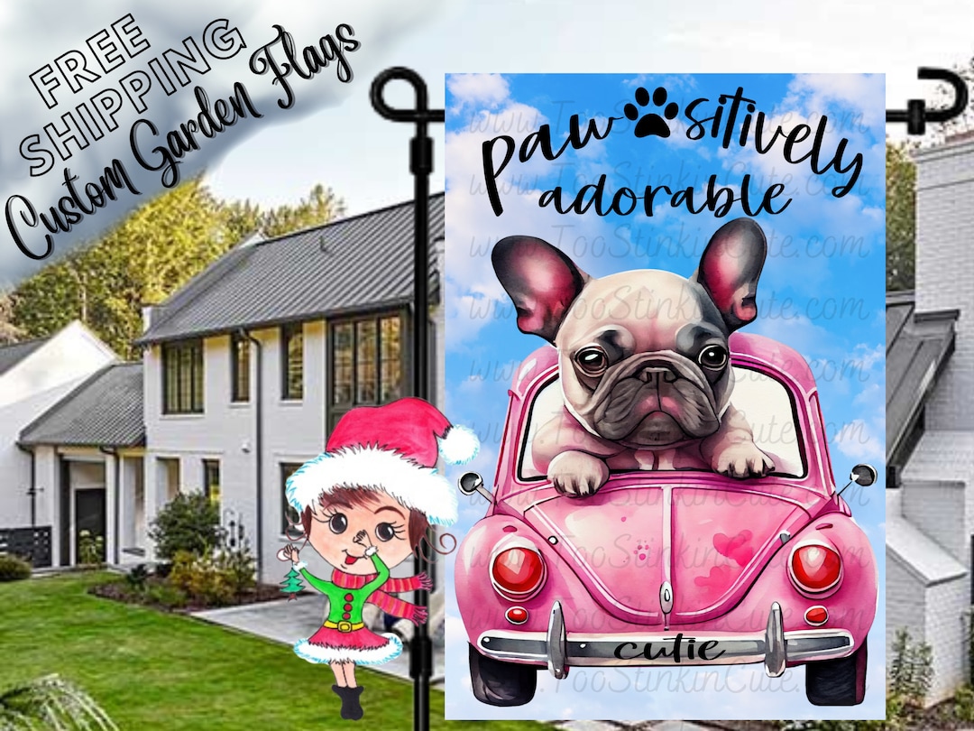 Custom Personalized Dog Garden Flag|pet Garden Flag|boston Terrior Flag ...
