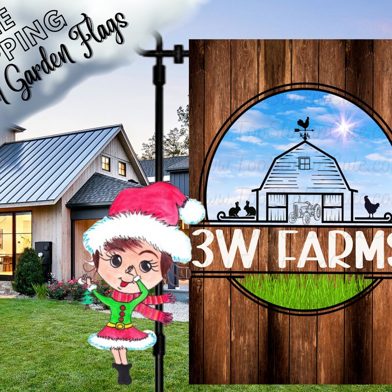 Custom Garden Flag - Etsy