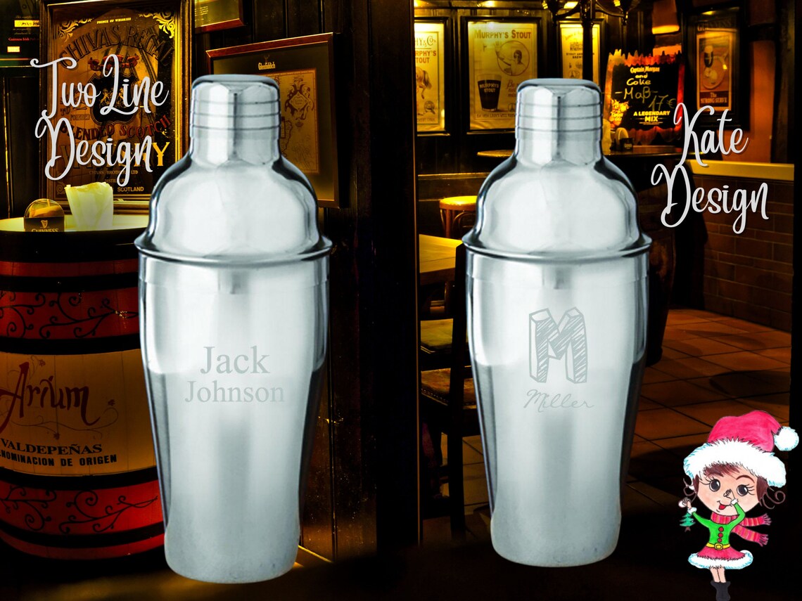 16oz Personalized Cocktail Shakermartini Custom - Etsy