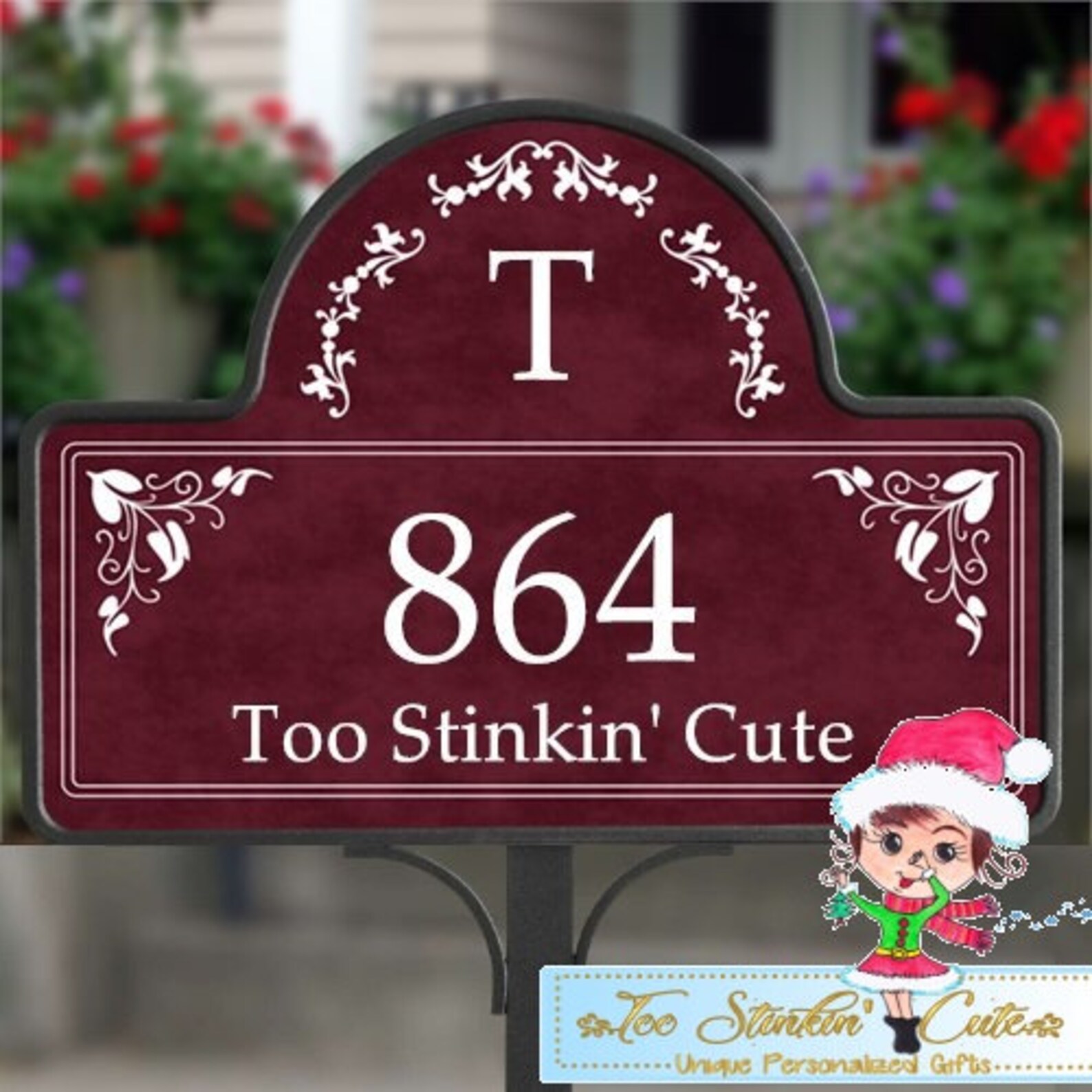 Personalized Custom Magnetic Yard Stake Family Garden Sign - Etsy