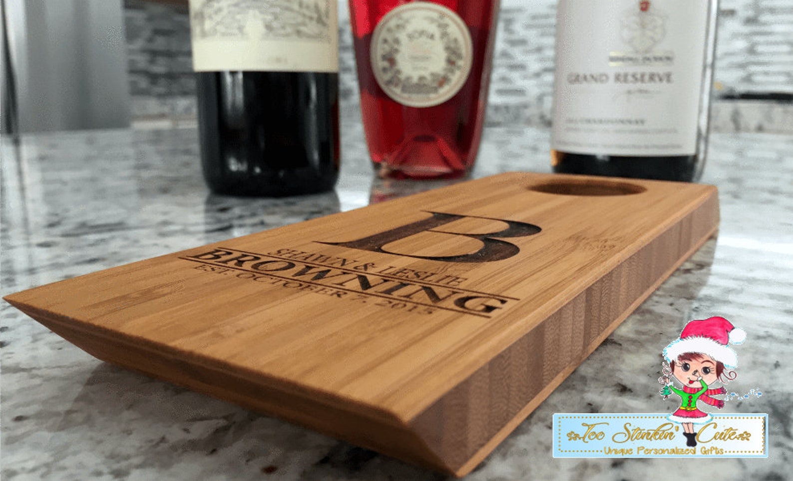 Personalized Wine Bottle Balancer Custom mothers Day Mom - Etsy