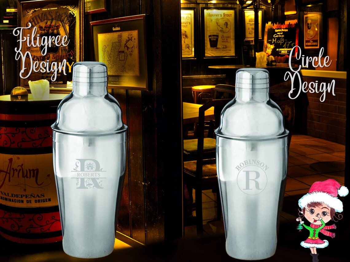 16oz Personalized Cocktail Shakermartini Custom - Etsy