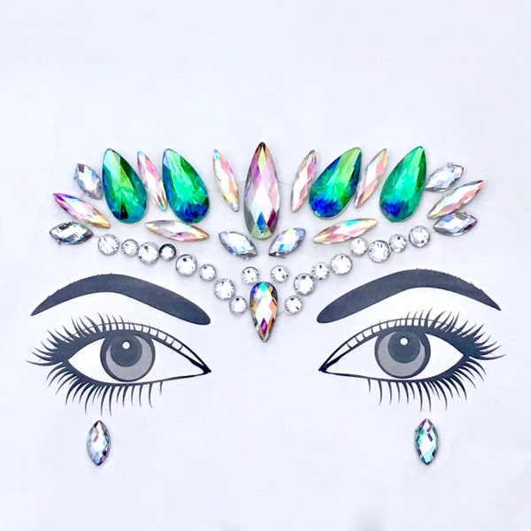Face Jewels - Etsy