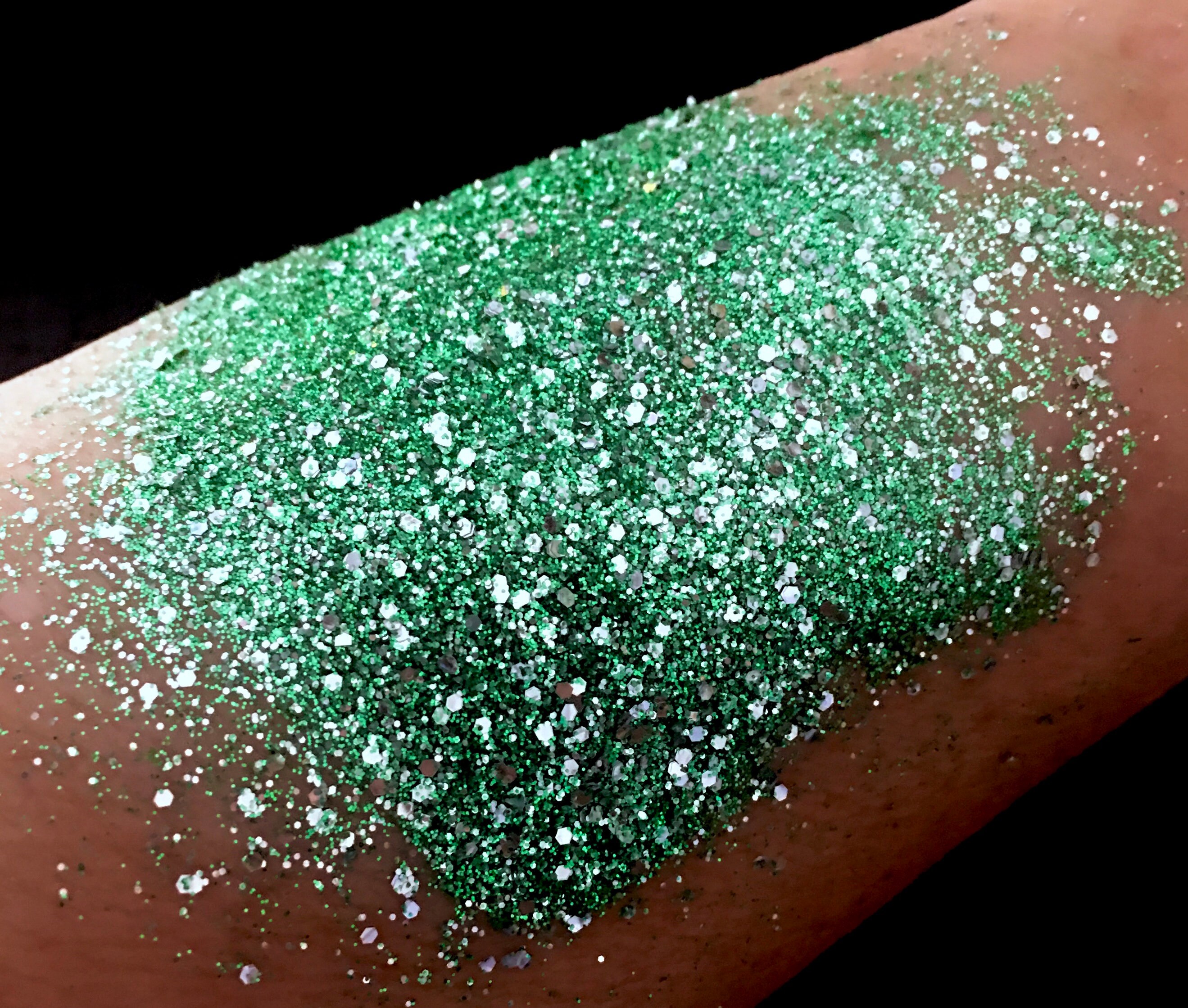 Biodegradable Glitter Iced Emeralds Ecoglimmer | Etsy