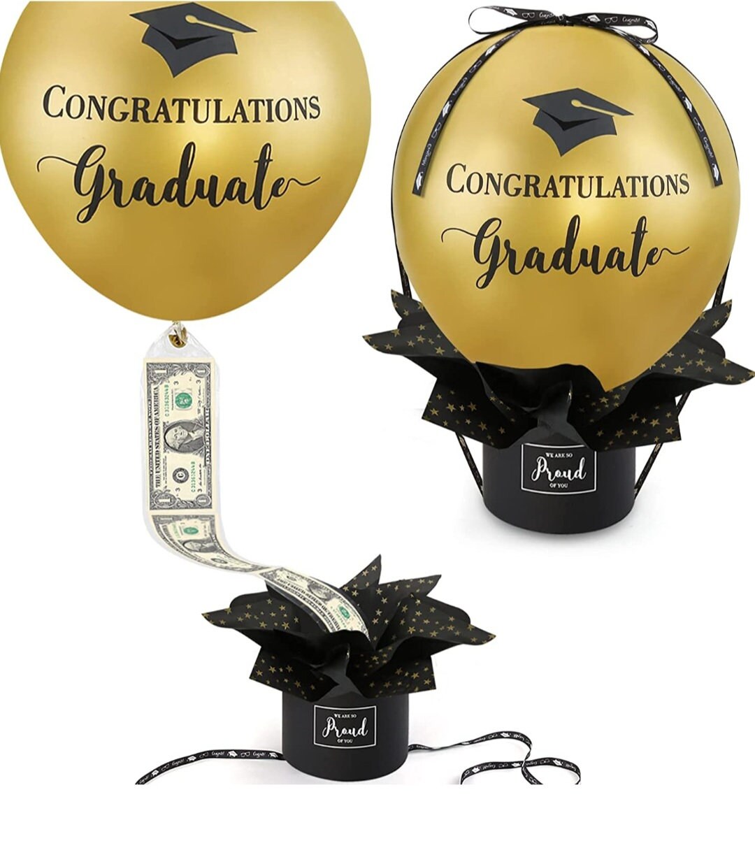 Pull Box Graduation Balloon Cash Gift... - Etsy