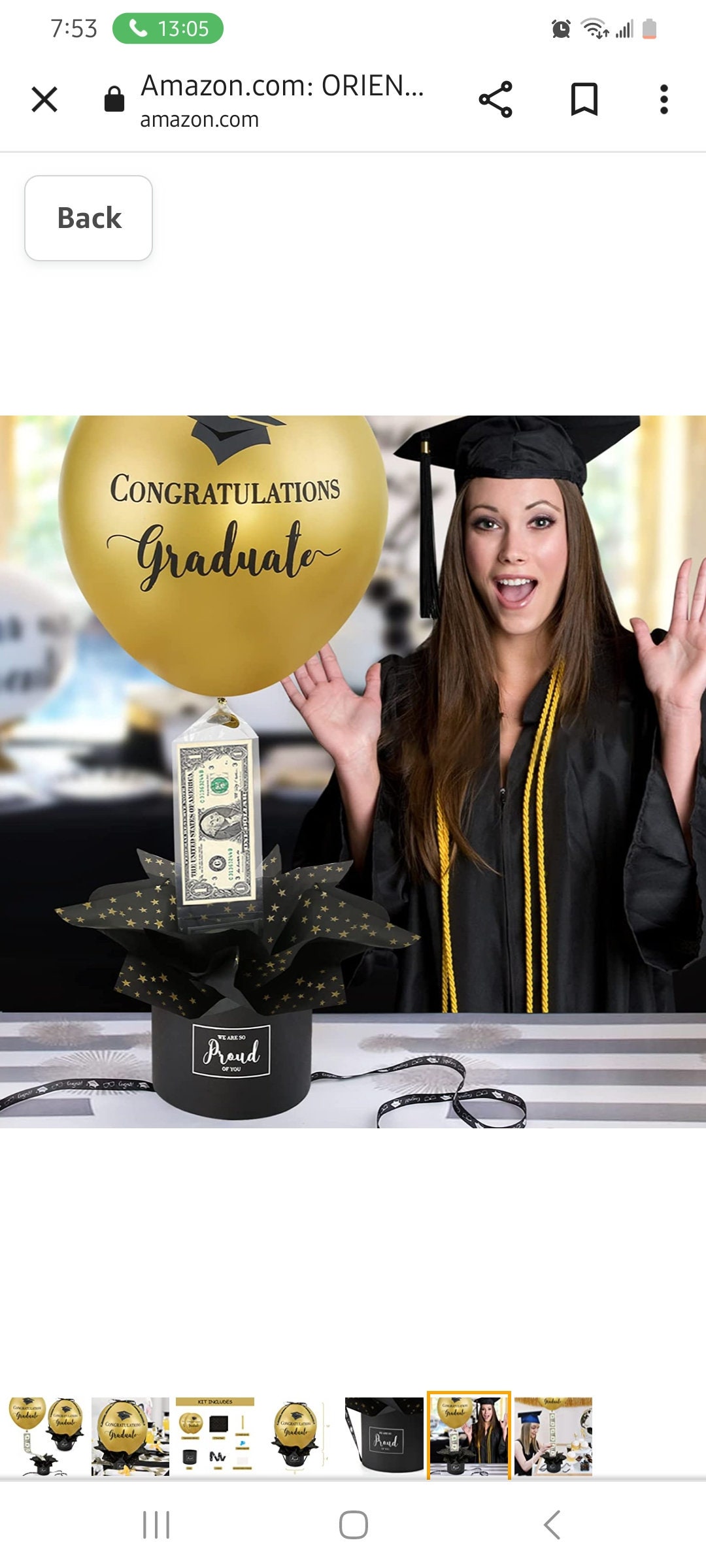 Pull Box Graduation Balloon Cash Gift... - Etsy
