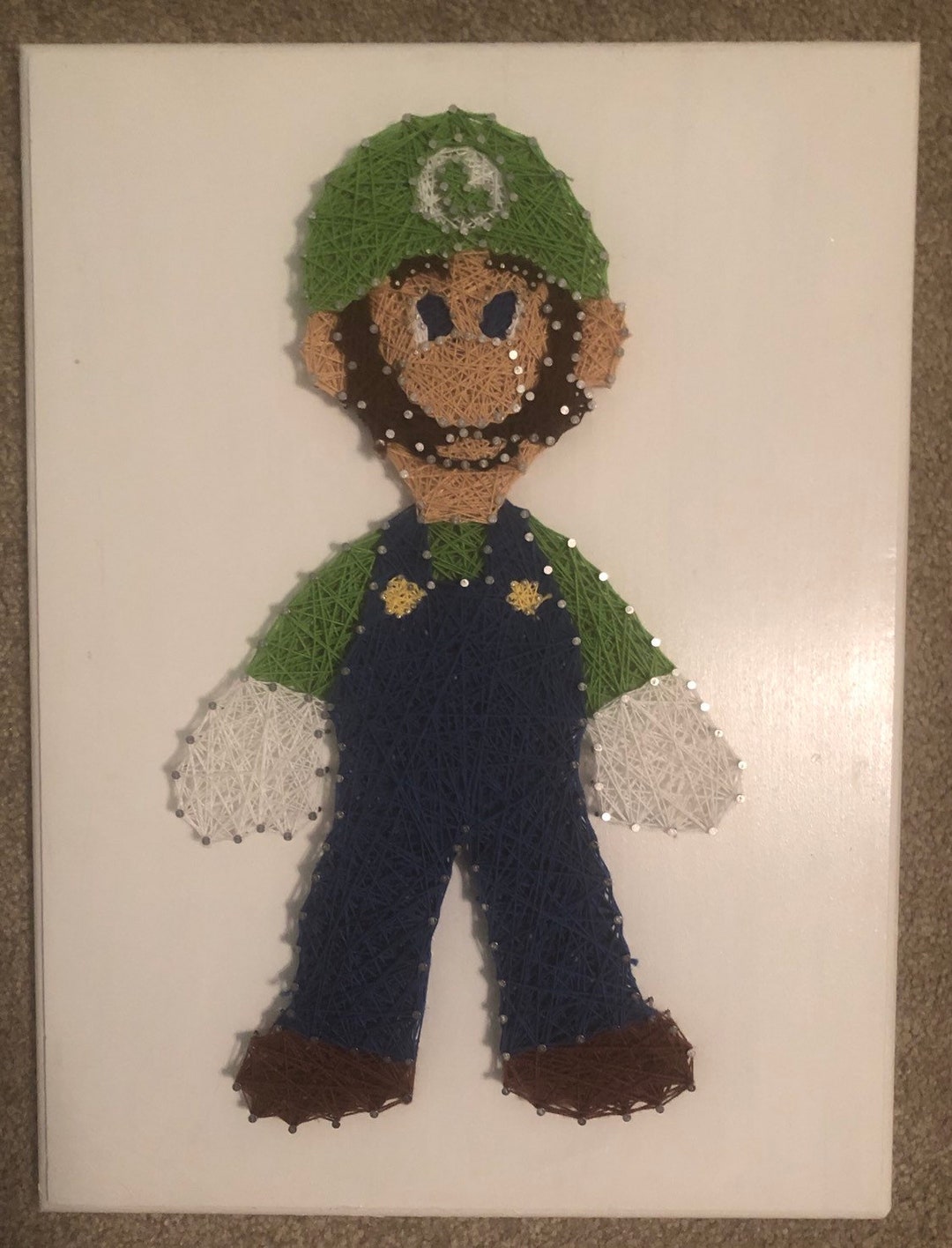 Luigi String Art - Etsy