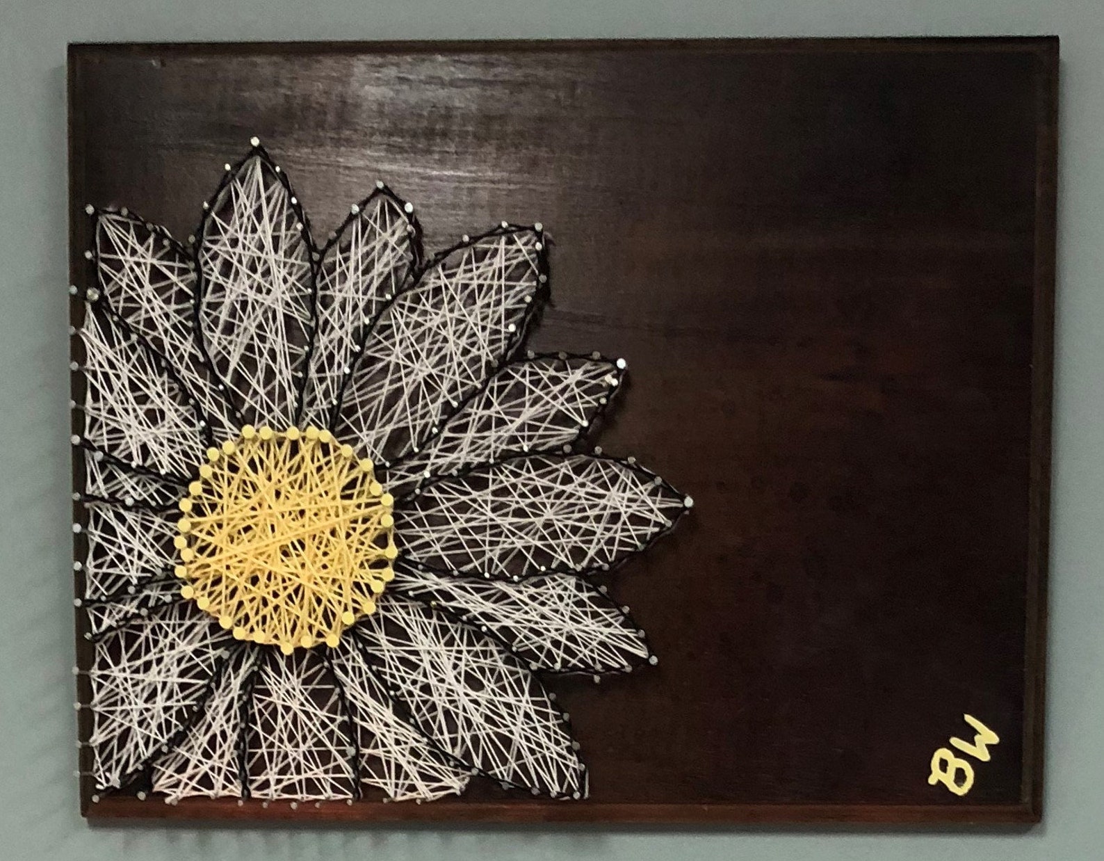 Daisy Flower String Art - Etsy