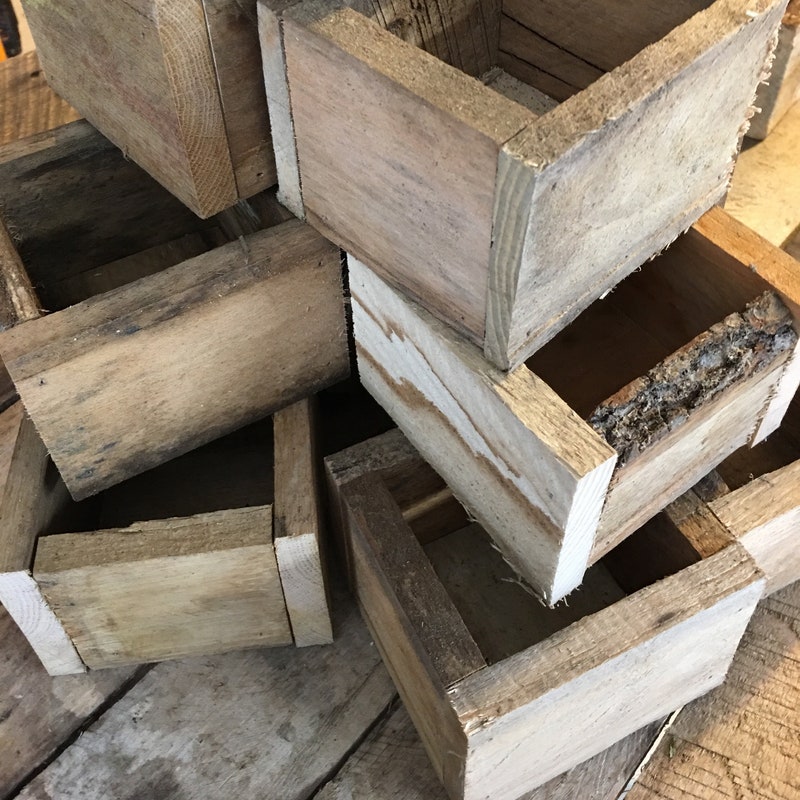 Rustic Wood Box - Etsy